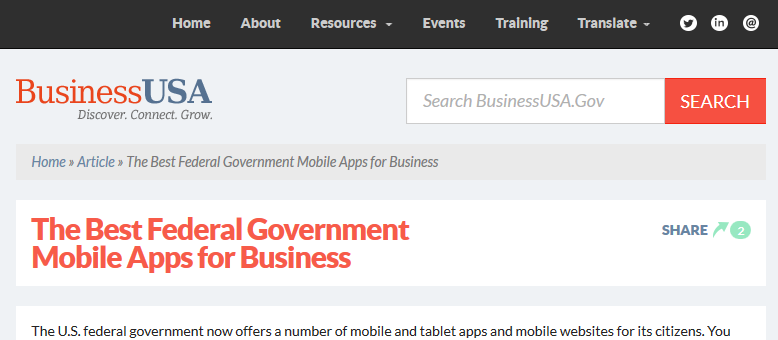 The Best Government Mobile Apps for Business… and Your Office ...