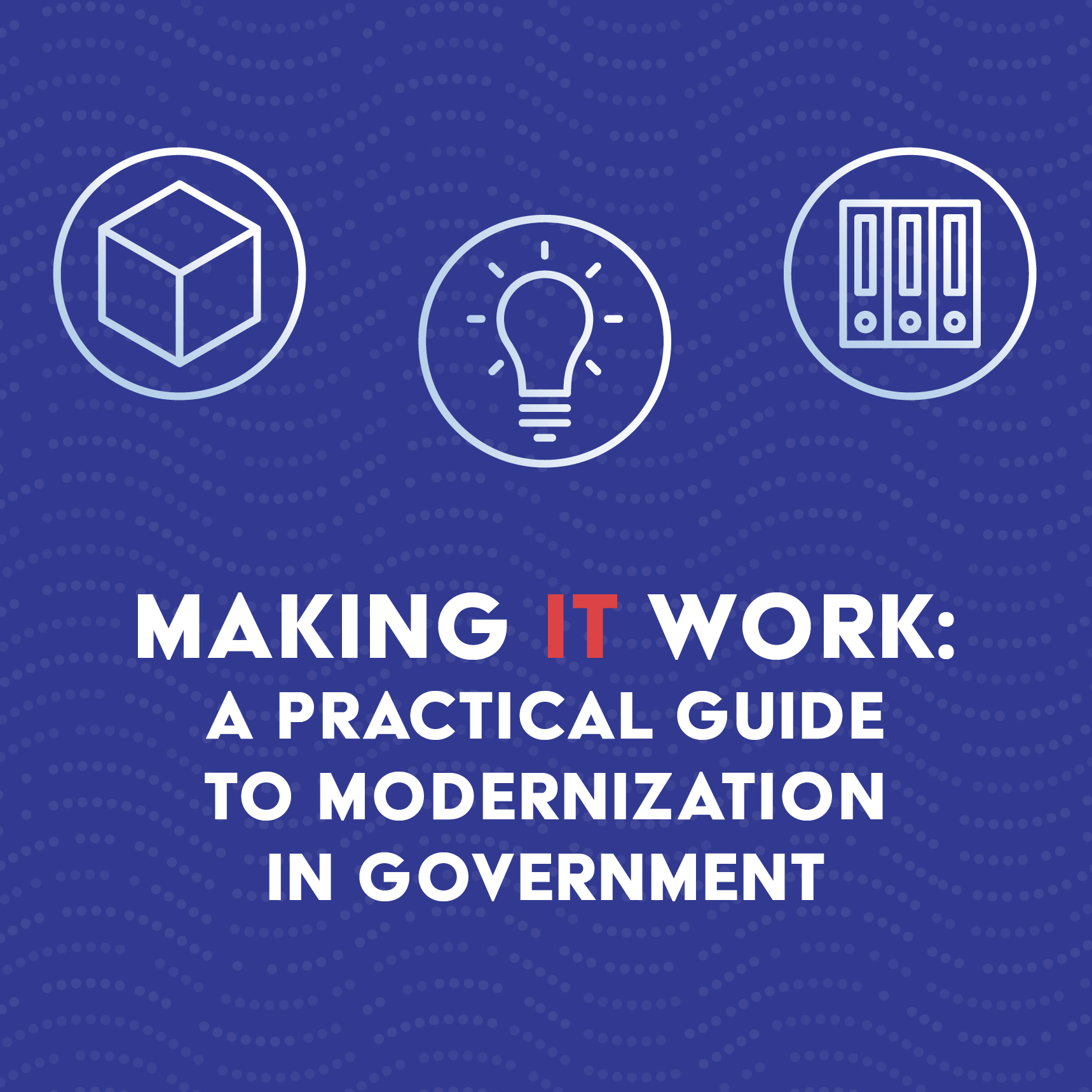 Making IT Work: A Practical Guide to Modernization in Government ...