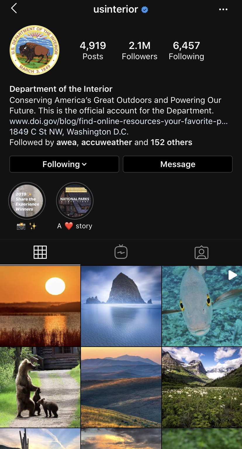 Top 10 Federal Government Instagram Accounts » Posts | GovLoop