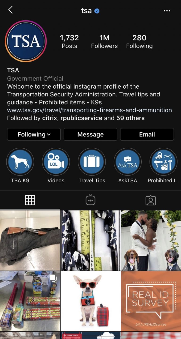 Top 10 Federal Government Instagram Accounts » Posts | GovLoop