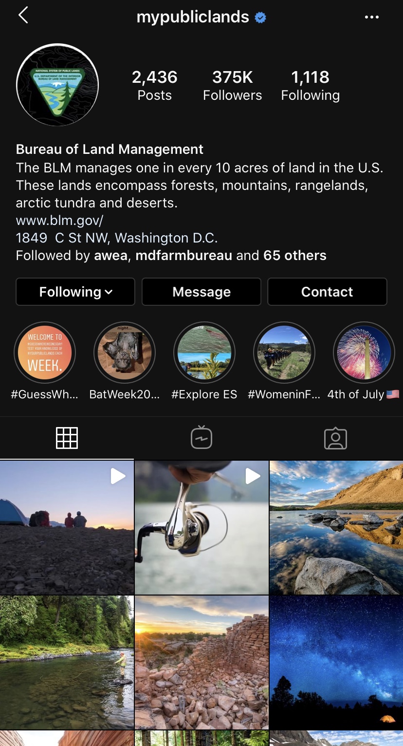Top 10 Federal Government Instagram Accounts » Posts | GovLoop