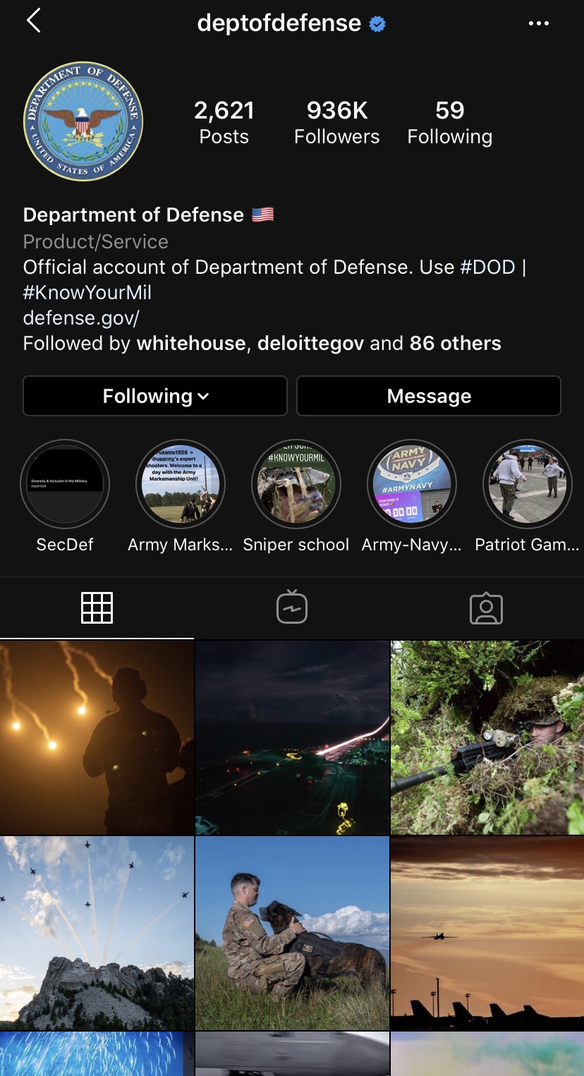 Top 10 Federal Government Instagram Accounts » Posts | GovLoop
