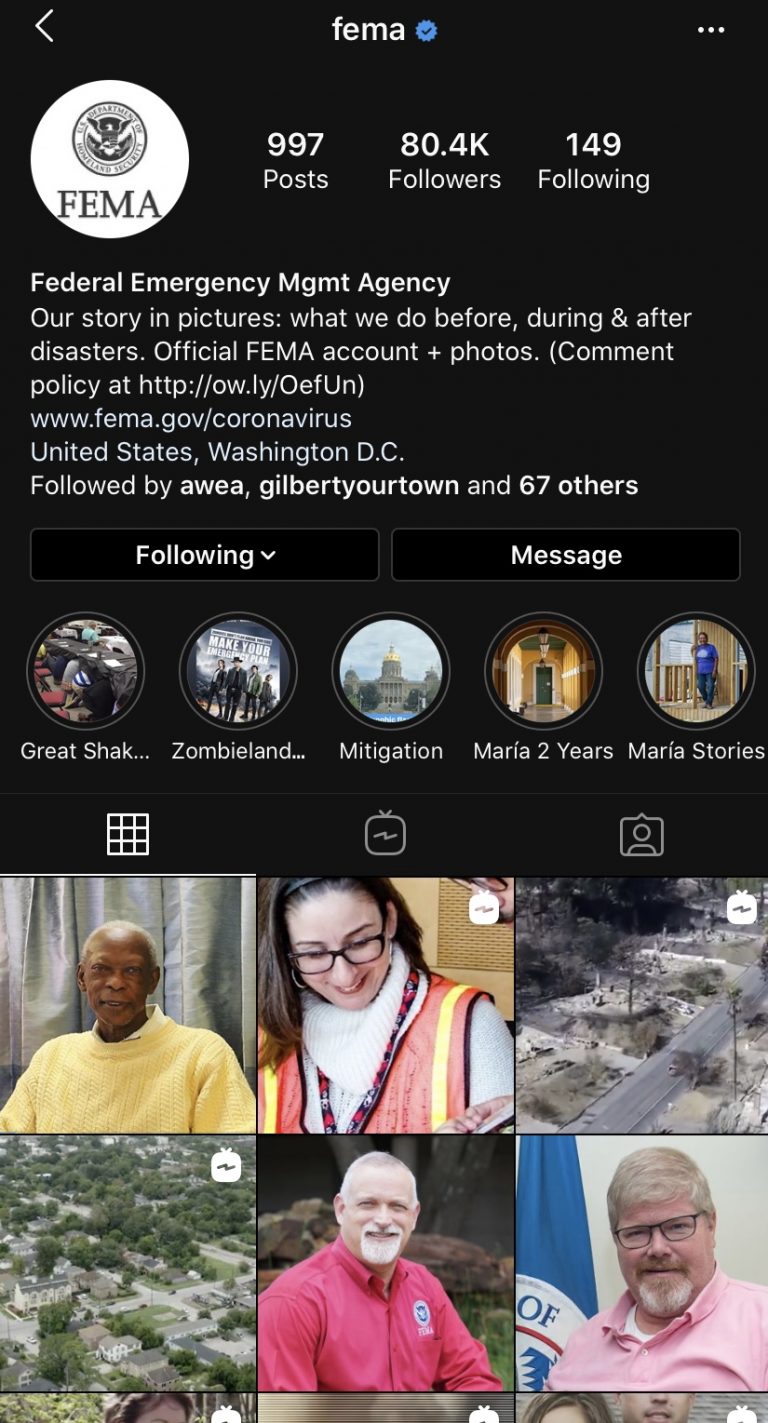 Top 10 Federal Government Instagram Accounts » Posts | GovLoop