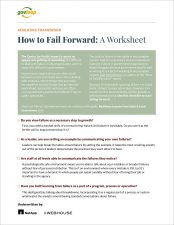How to Fail Forward: A Worksheet » Resources | GovLoop