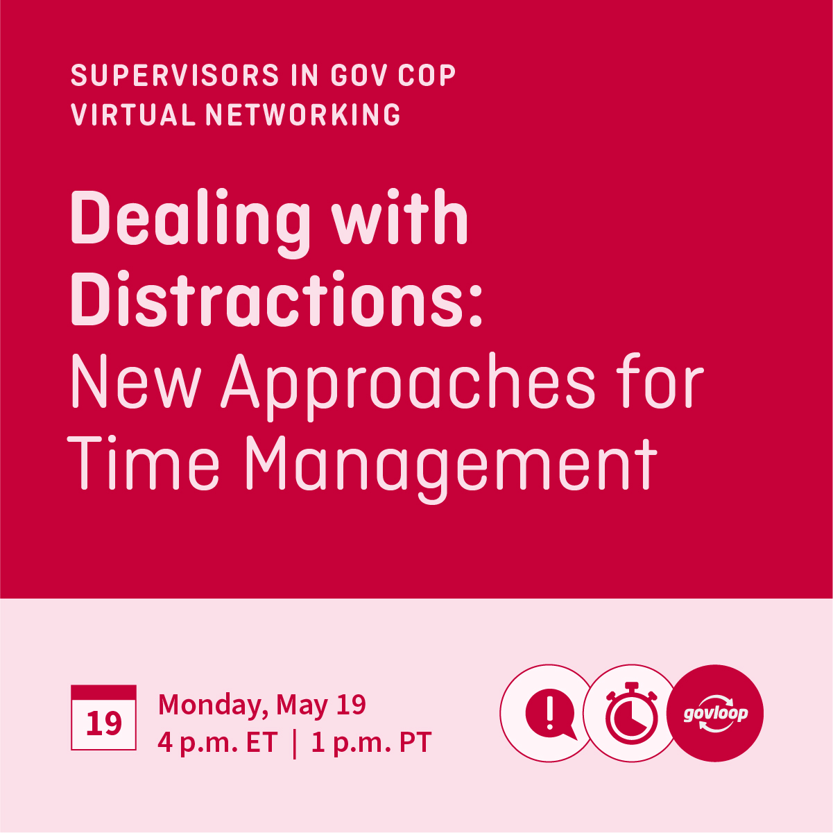 May 19 – Dealing With Distractions: New Approaches for Time Management ...