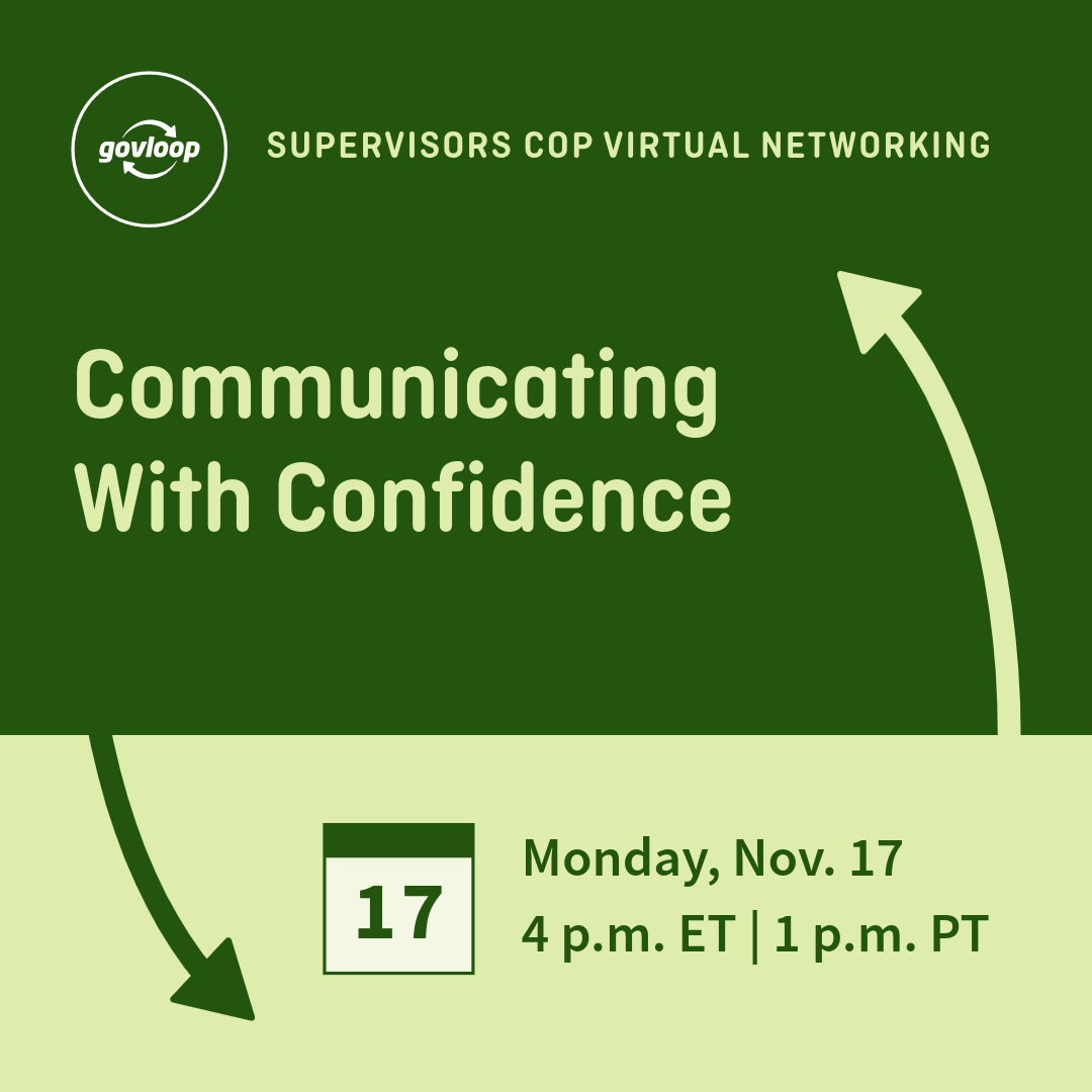 Nov. 17 – Communicating With Confidence » Trainings | GovLoop